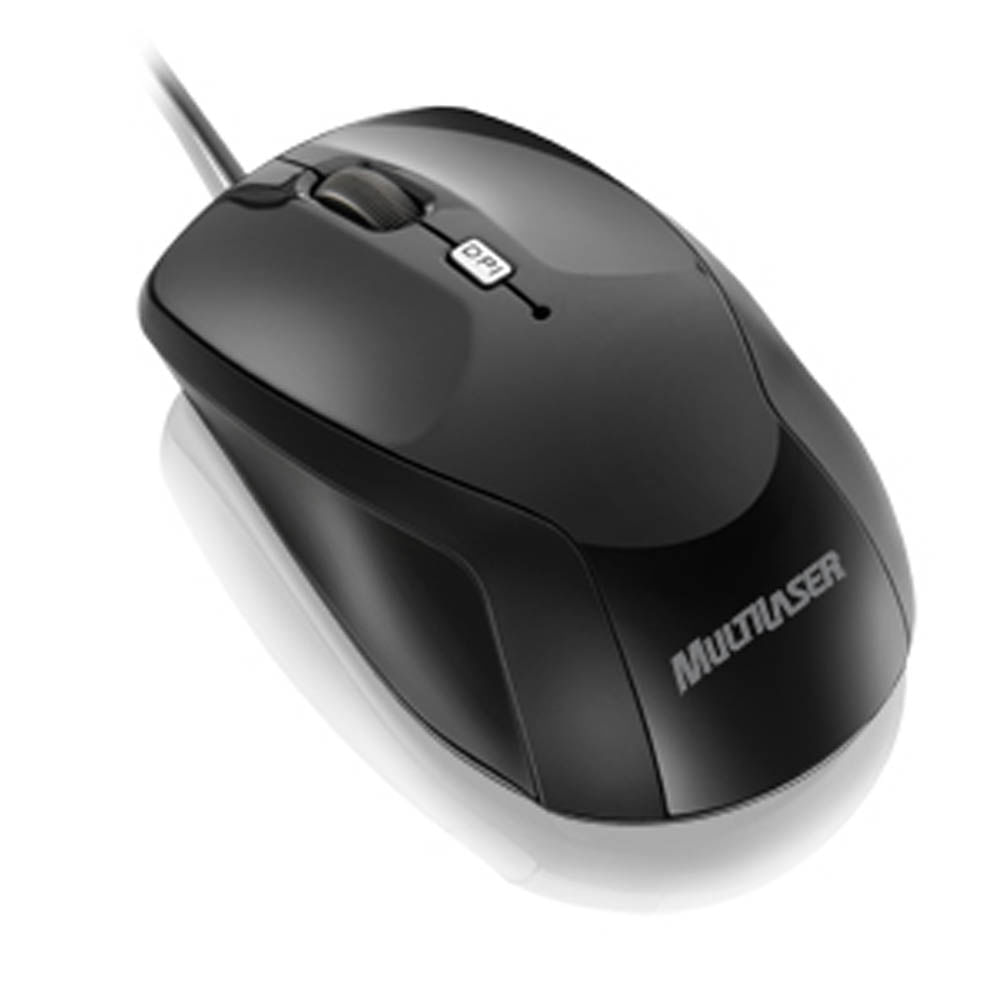 Mouse Multilaser Laser Profissional 2000Dpi USB Preto - MO147 ...