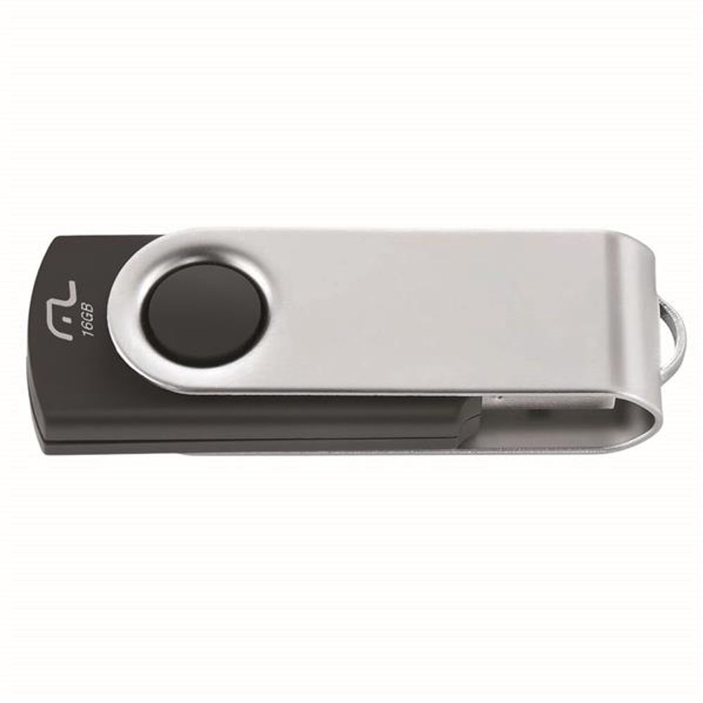 Pen drive Multilaser Twist Usb 3,0 16GB Preto - PD988 - trocafacil
