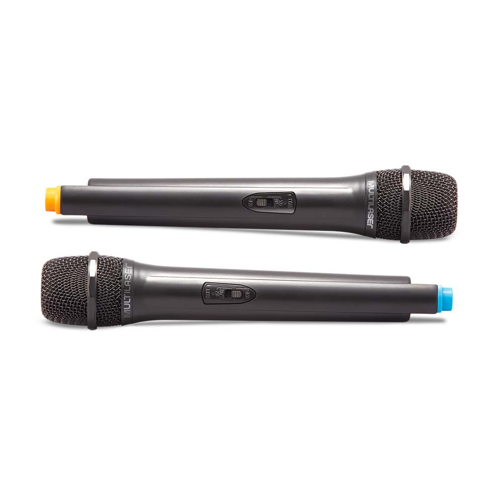 Microfone Sem Fio Com Receiver Vhf Multilaser - SP328 - trocafacil