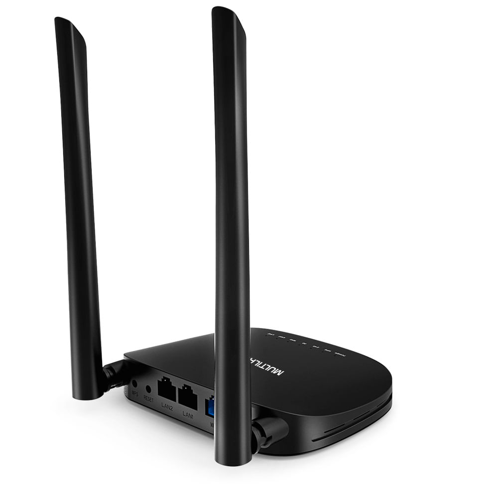 Roteador Duas Antenas 1200Mbps Ac Preto Multilaser - RE185 - multilaser